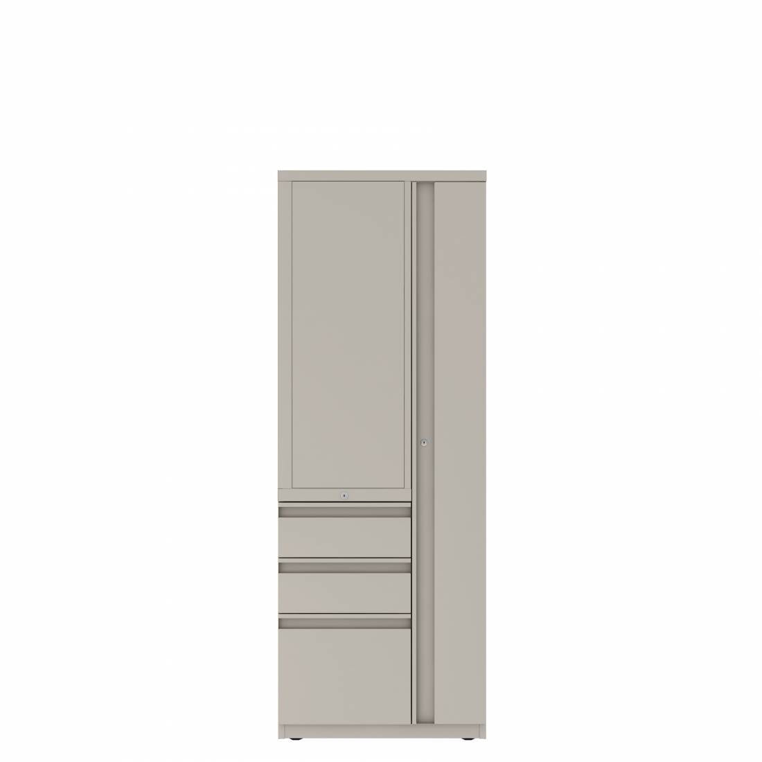Prime™ 65.6"H Personal Storage Tower, Open Side Shelves, Box/Box/File ...