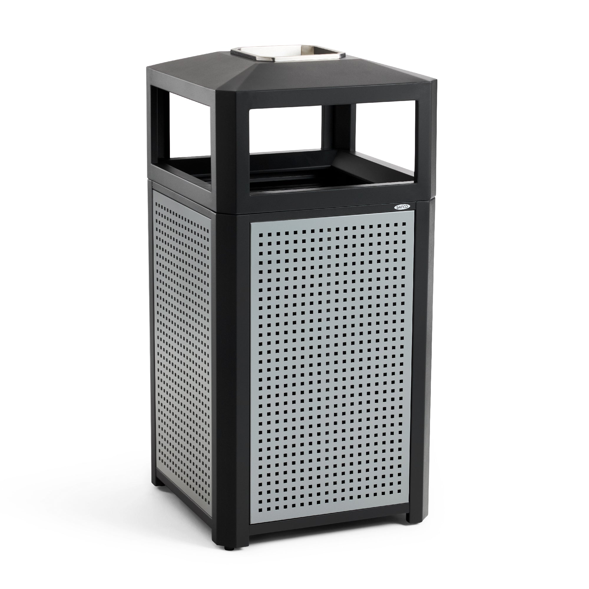 Evos™ Series Steel Receptacles w/ Ash, 38 Gallon Capacity