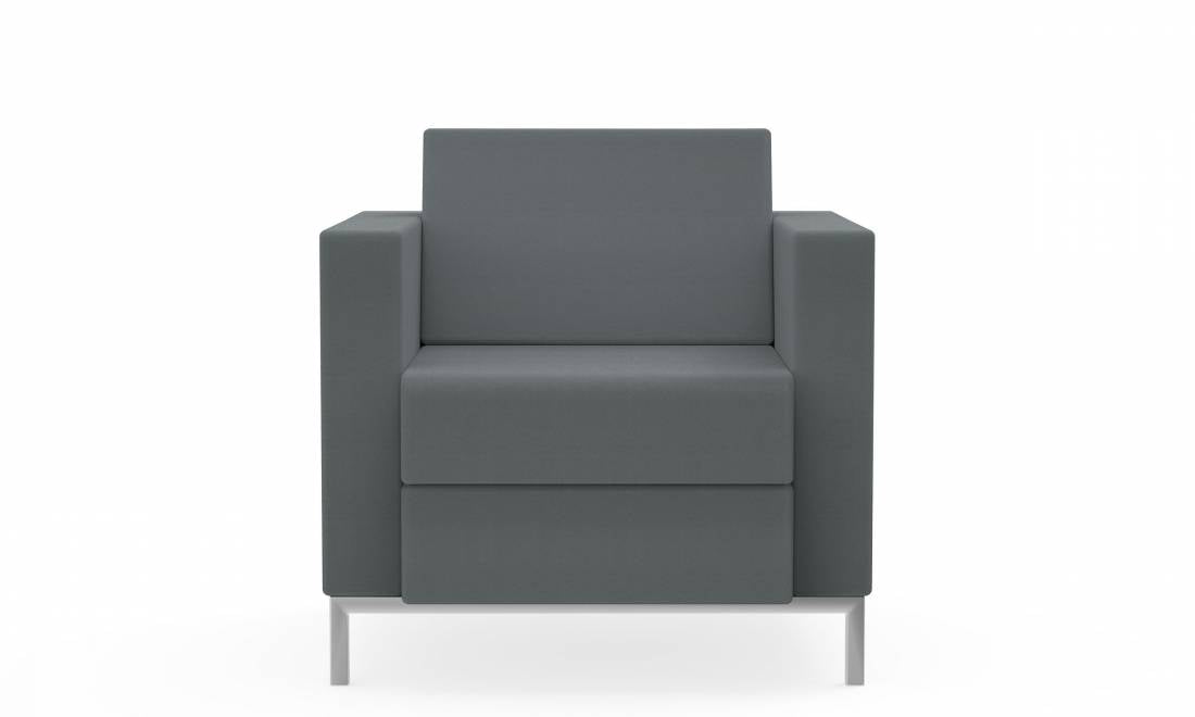 Citi Square™ Lounge Chair with Compact Proportions & Non-Removable Seat ...