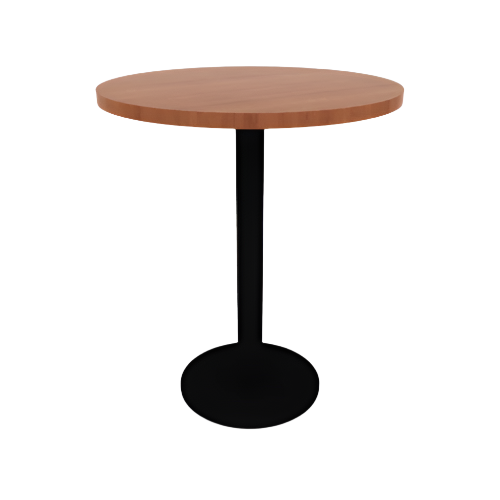 Proof 30" Round Pedestal Counter Table with Round Steel Base HPL Top