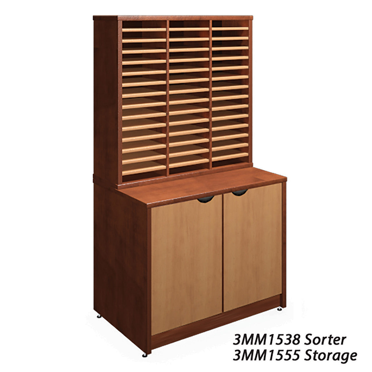 OS Mail Sorting Cabinet with Storage (3MM1538)