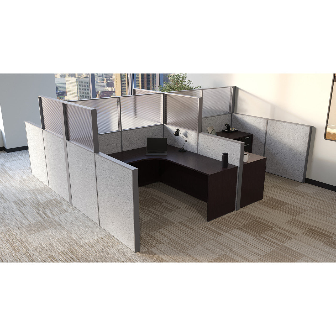 OS Panels Office Cubicles and Partitions - Complete Workstation Package ...