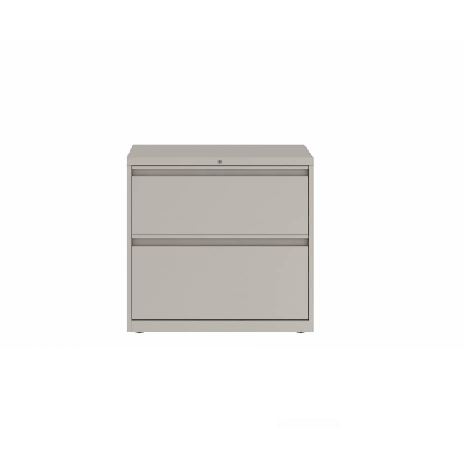 Prime™ 28"H Two High Lateral File Cabinet, 30"W x 18"D - Fixed Front ...