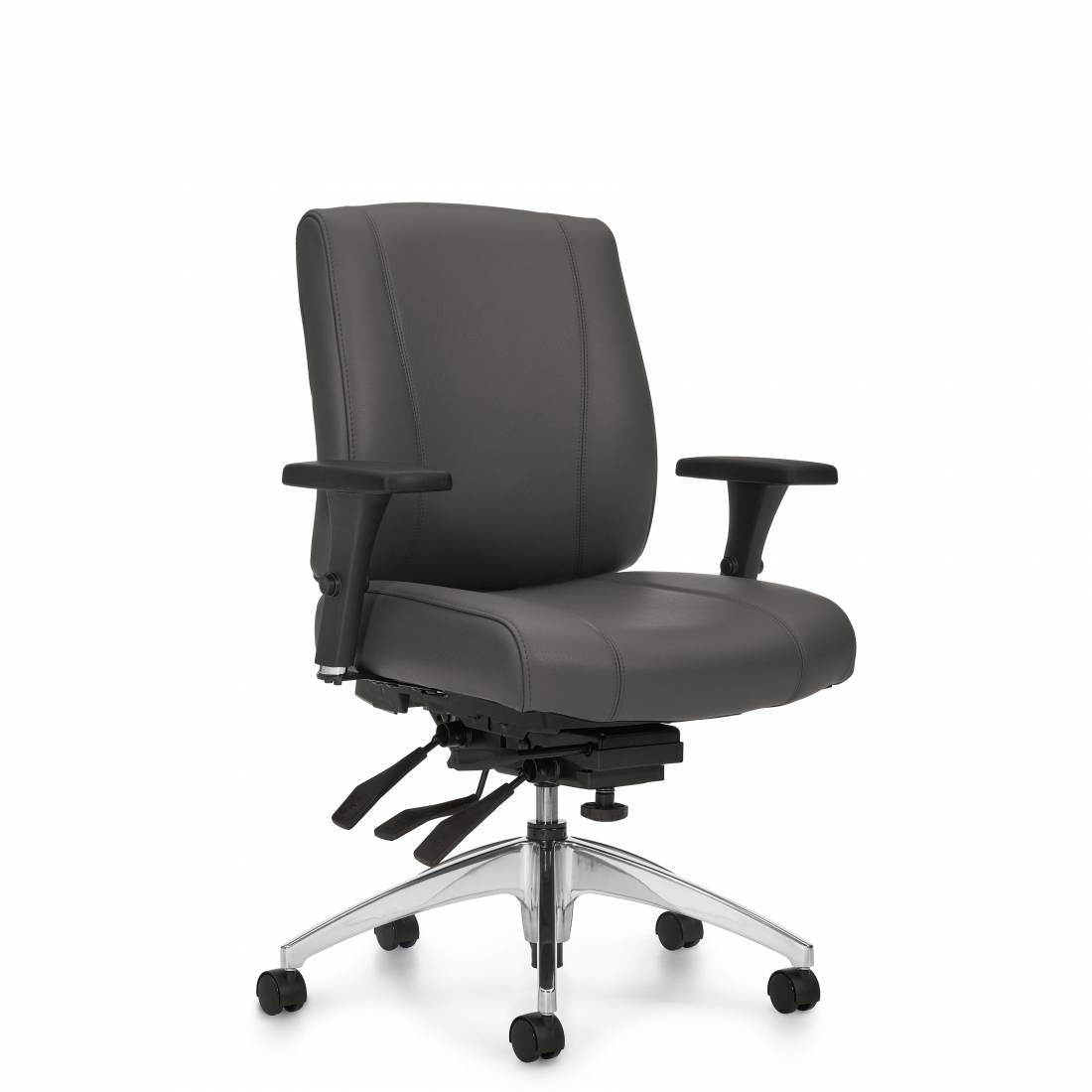 Triumph Multi-Tilter Mid Back Chair with Adjustable Arms & Seat (3651-3)