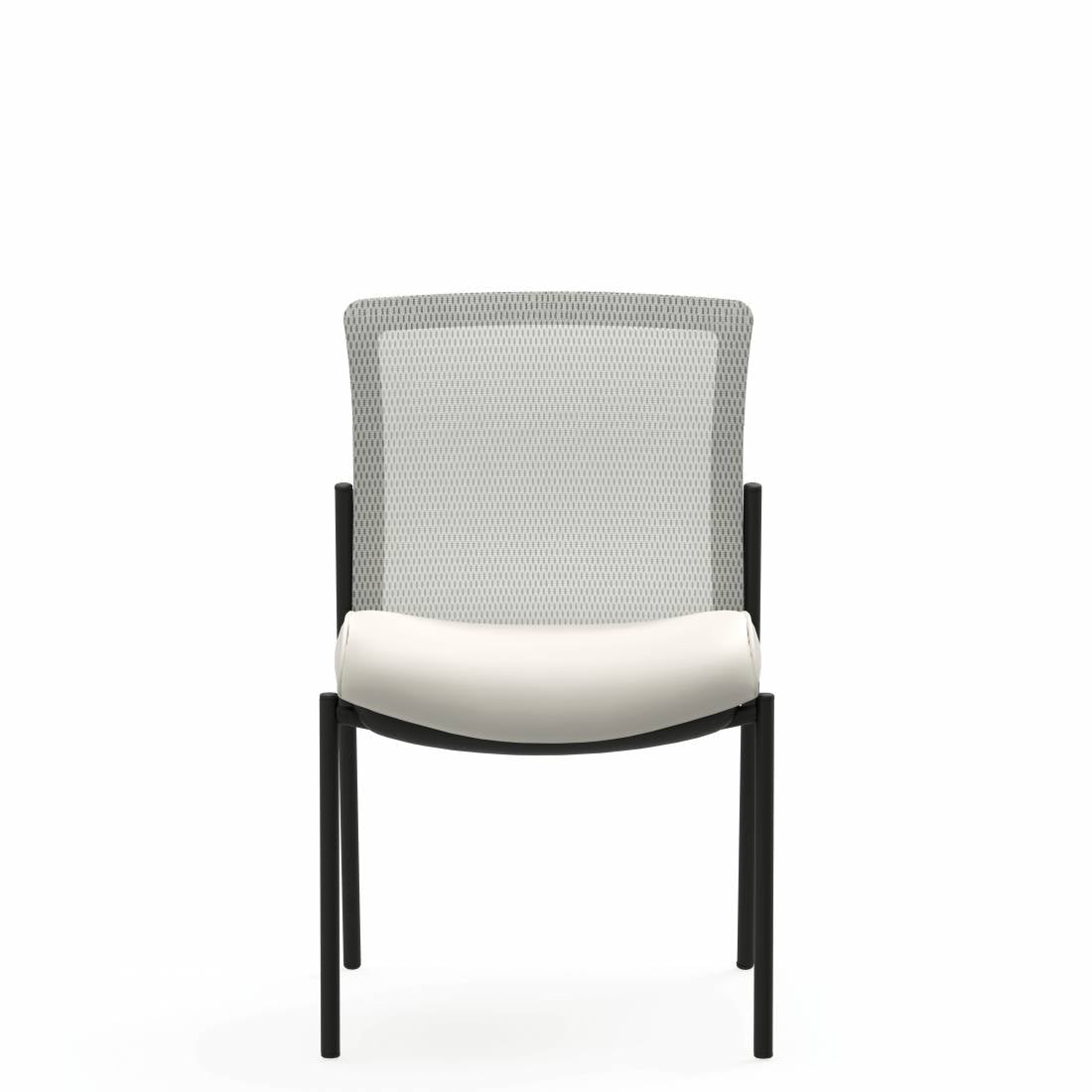 Vion Armless Mesh Low Back Side Chair with Wall-Saver Leg Design (6324)