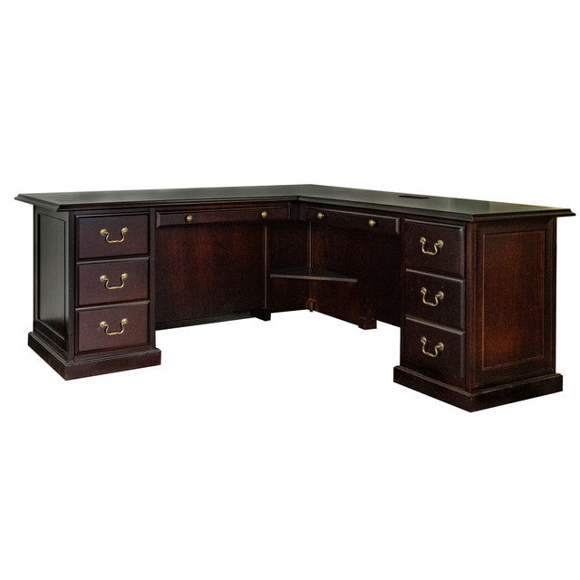 Rowland Right Return Desk with Storage Drawers- Desk Only (CM684RMH)