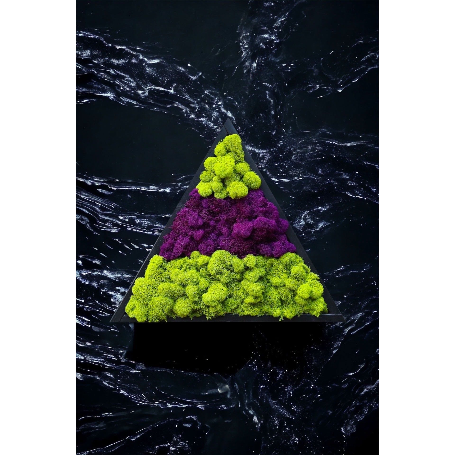 Triangle Moss Art