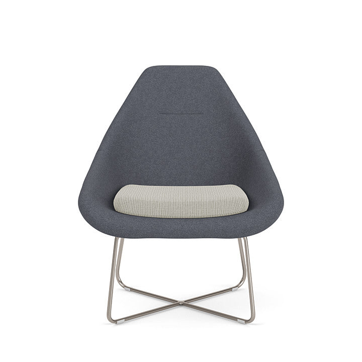 Meteor Chair with Silver Wire Base