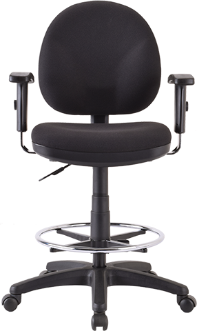 Eurotech OSS Drafting Stool With Arms | OSS Drafting Stool