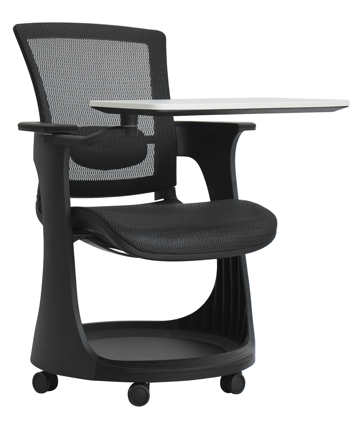 Eduskate Mesh Conference Chair with Tablet Arm & Designer Nylon Frame ...