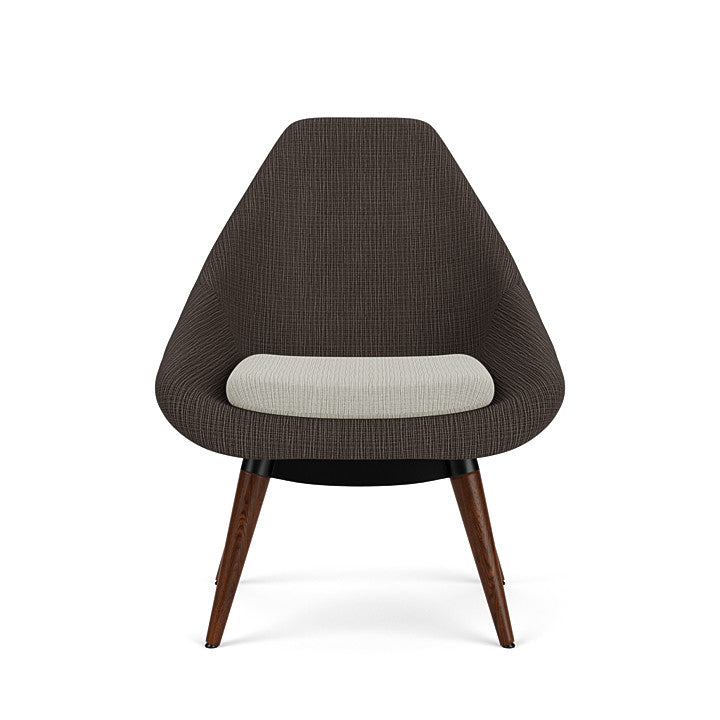 Meteor Chair with Dark Walnut Legs